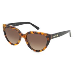 Love Moschino MOL095/S | Damen-Sonnenbrille | Fassung: Vollrand, Cat Eye, Acetat, Havanna | Glasfarbe: Braun