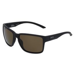 Smith EMERGE | Herren-Sonnenbrille | Fassung: Vollrand, Quadratisch, Kunststoff, Schwarz Matt | Glasfarbe: G15