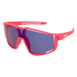 Julbo J55011 FURY S | Kinder-Sonnenbrille | Fassung: Halbrand, Monoscheibe, Kunststoff, Pink Matt | Glasfarbe: Blau