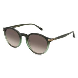 Scotch & Soda Scotch & Soda 8023 | Unisex-Sonnenbrille | Fassung: Vollrand, Rund, Acetat, Gr&uuml;n | Glasfarbe: Gr&uuml;n Verlaufend