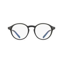 Lesebrille OKIDOKI SAMMY Reader | Unisex | Fassung: Panto, Kunststoff, Schwarz Gl&auml;nzend