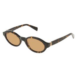 Liu Jo LJ827S | Damen-Sonnenbrille | Fassung: Vollrand, Oval, Acetat, Braun Mehrfarbig | Glasfarbe: Grau