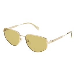 Liu Jo LJ164S | Damen-Sonnenbrille | Fassung: Vollrand, Quadratisch, Metall, Gold Gl&auml;nzend | Glasfarbe: Gr&uuml;n