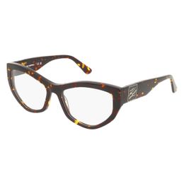 K by KARL LAGERFELD Karl Lagerfeld KL6211 Brille Damen | Fassung: Vollrand, Cat Eye, Havanna Dunkel
