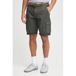 Cargoshorts Blend "BHBrian", Herren, Gr. L, US-Gr&ouml;&szlig;en, granite, Web, 98% Baumwolle, 2% Elasthan, unifarben, regular fit kurz, Hosen, Stilvolle Cargo Shorts mit Taschen und G&uuml;rtel