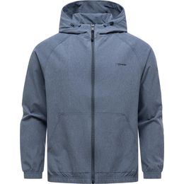 Anorak Ragwear "Roog A", Herren, Gr. L (52), navy, Obermaterial: 94% Polyester, 6% Elasthan; Innenfutter: 100% Polyester, l&auml;ssig geschnitten h&uuml;ftlang, hoch geschlossener Ausschnitt, &Auml;rmel ohne &Auml;rmelschlitz B&uuml;ndchen mit innenliegendem Gummizug, Jacken, Sportliche &Uuml;bergangsjacke mit Kapuze
