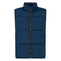 Steppweste Blend "Steppweste BHElmer", Herren, Gr. M, blau (marineblaus), Obermaterial: 100% Polyester PES., Westen Steppweste