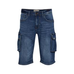 Cargojeans 11 Project "Cargoshorts PRNordin", Herren, Gr. M, N-Gr, blau (denim middle blau), Obermaterial: 98% Baumwolle CO. 2% Elasthan EL., Jeans