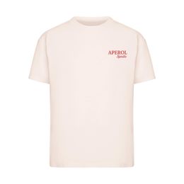 Merchcode Damen T-Shirt "Merchcode Ladies Aperol Spritz Tee"pink, Gr. XXL, bedruckt, 100% Baumwolle, Shirts