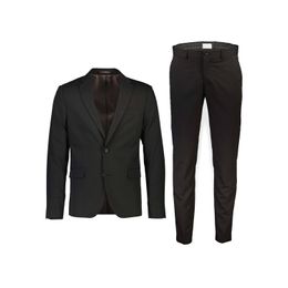 Anzug LINDBERGH "Anzug Relaxed Fit", Herren, Gr. 56, Normalgr&ouml;&szlig;en, schwarz, Obermaterial: 77% Polyester, 18% Viskose, 5% Elasthan. Futter: 100% Polyester, unifarben, Anz&uuml;ge
