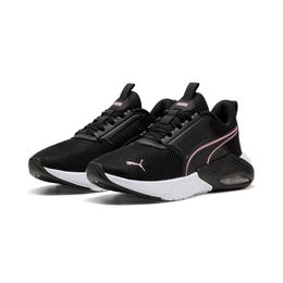 Puma Damen Sneaker "X-CELL NOVA FS", Gr. 43Puma schwarz, poised pink, Textil, Schuhe, mit Schn&uuml;rung, Textil-Obermaterial, Synthetik-Laufsohle