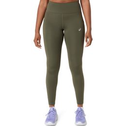 Lauftights asics "asics CORE TIGHT", Damen, Gr. M, N-Gr, schwarz olive, Stoff, Obermaterial: 79% Polyester, 21% Elasthan, Hosen