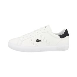 Sneaker Lacoste "Lacoste Powercourt 2.0 225 1 Sneaker low Herren Schuhe", Herren, Gr. 46, schwarz, Glattleder, Schuhe Sneaker, Verst&auml;rkte Ferse