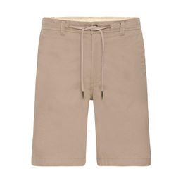 Chinoshorts Kronstadt "Chinoshorts KSSiero", Herren, Gr. S, N-Gr, braun (fungi), Obermaterial: 97% Baumwolle CO. 3% Elasthan EL., Hosen Chinoshorts