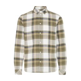 !Solid Flanellhemd SOLID "Flanellhemd SDCHRIS", Herren, Gr. XL, N-Gr, gr&uuml;n (dusty olive), Obermaterial: 60% Baumwolle CO. 40% Polyester PES., Hemden