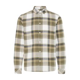 !Solid Flanellhemd SOLID "Flanellhemd SDCHRIS", Herren, Gr. M, N-Gr, gr&uuml;n (dusty olive), Obermaterial: 60% Baumwolle CO. 40% Polyester PES., Hemden
