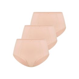 Taillenslip YSABEL MORA, Damen, Gr. XXL, beige, Obermaterial: 90% Baumwolle, 10% Elasthan, k&ouml;rpernah, Unterhosen Taillenslip, Spitze, elastisch, weich, formend, Baumwollmix