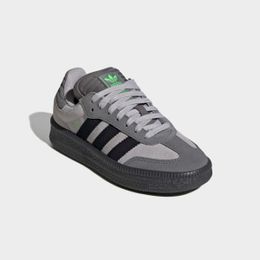 Sneaker adidas originals "SAMBA XLG", M&auml;dchen, Gr. 35,5, grau four, core schwarz, grau four, Leder, Schuhe Sneaker, f&uuml;r Kinder & Jugendliche