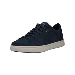 Sneaker Geox "Geox Sneaker Veloursleder", Herren, Gr. 42, blau, Veloursleder, Schuhe Sneaker