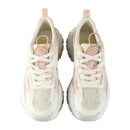 Trainingsschuh Buffalo "Buffalo Damen Buffalo Trail One Vegan Nappa/Nubuck", Damen, Gr. 40, beige, orange, Kunstfaser, unifarben, Schuhe