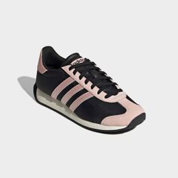 Damen Sneaker "RUNVISTA", adidas Sportswear, Gr. 39core schwarz, sandy pink metallic, blush pink, Leder, Synthetik, Textil, Schuhe