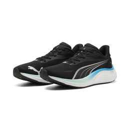Trainingsschuh Puma "Electrify NITRO&trade; 4 Laufschuhe Herren", Damen, Gr. 39, gr&uuml;n (schwarz mint melt speed blau gr&uuml;n), Obermaterial: Textil, Synthetik, Texile; Futter: Textil; Innensohle: Textil; Laufsohle: Gummi, Synthetik, Schuhe