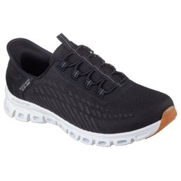 Slip-On Sneaker Skechers "GLIDE-STEP-TRANQUILITY", Damen, Gr. 40, schwarz, Textil, Schuhe, Slipper, Freizeitschuh mit Slip-Ins Technologie