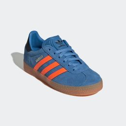 M&auml;dchen Sneaker "GAZELLE KIDS", adidas originals, Gr. 34focblu, sorang, cschwarz, Leder, Synthetik, Schuhe, f&uuml;r Kinder