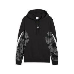 Hoodie Puma "Camo Hoodie Herren", Herren, Gr. S, schwarz, Obermaterial: 68% Baumwolle, 32% Polyester. Kapuzenfutter: 100% Baumwolle. Rippe: 97% Baumwolle, 3% Elasthan, normal, Sweatshirts Hoodie