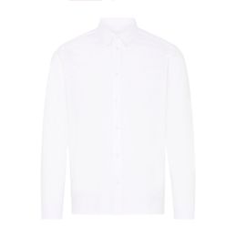 !Solid Langarmhemd SOLID "Langarmhemd SDOlmin", Herren, Gr. XL, N-Gr, wei&szlig;, Obermaterial: 60% Baumwolle CO. 40% Polyester PES., Hemden