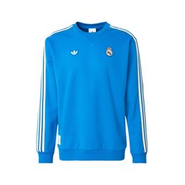adidas originals Sweatshirt 'Real Madrid Terrace Icons' Herren Gr&ouml;&szlig;e S himmelblau / wei&szlig;
