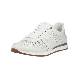 Sneaker Ara "Ara Sneaker Leder", Damen, Gr. 38, wei&szlig;, Leder, Schuhe Sneaker