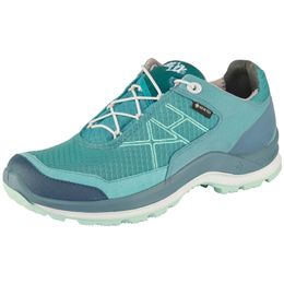 Wanderschuh HAIX "HAIX Black Eagle Adventure 3.0 GTX Ws low" Gr. 39,5, petrol, 39,5, Normalschaft, Microfaser, Textil, Schuhe, Wanderschuh, Individuell anpassbar & wasserdicht &ndash; Komfort bei jedem Einsatz