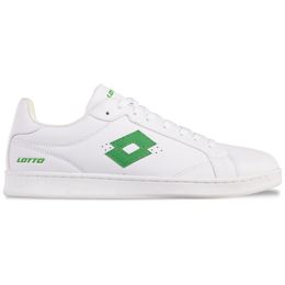 Sneaker Lotto, Damen, Gr. 37, gr&uuml;n (wei&szlig;, gr&uuml;n), Synthetik, clean, Schuhe Sneaker, - ideal zu kombinieren