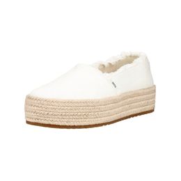 Toms Shoes Espadrille TOMS "TOMS Halbschuhe Textil", Damen, Gr. 38,5, wei&szlig;, Textil, Schuhe Espadrille