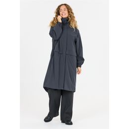 Outdoorjacke WHISTLER "Everly", Damen, Gr. 36, dunkelblau, 100% Polyester, unifarben, lang, hoch geschlossener Ausschnitt, Jacken Outdoorjacke, mit verschwei&szlig;ten N&auml;hten