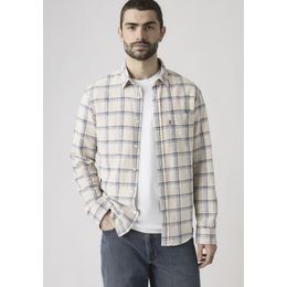 Levi's LEVI'S Herren Karohemd "SUNSET 1 POCKET STAND"ishu plaid moonbeam cotton linen, Gr. XXL, Obermaterial: 43% Leinen, 34% Viskose, 23% Baumwolle,