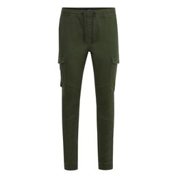 Cargohose 11 Project "Cargohose PRGarik", Herren, Gr. L, N-Gr, schwarz (schwarz forest), Obermaterial: 98% Baumwolle CO. 2% Elasthan EL., Hosen Cargohose