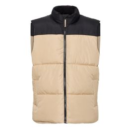 Steppweste Blend "Steppweste BHELWIN", Herren, Gr. XXL, beige (cornstalk), Obermaterial: 100% Polyester PES., Westen Steppweste