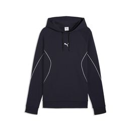 Hoodie Puma "Puma Sport Hoodie Herren", Herren, Gr. XXL, new navy blau, Obermaterial: 38% Baumwolle, 10% Viskose, 47% Polyester, 5% Elasthan. Kapuzenfutter: 100% Baumwolle, normal, Sweatshirts Hoodie