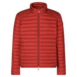 Steppjacke Save the Duck "Save the Duck Alexander Steppjacke Herren Bekleidung", Damen, Gr. XL, rot, 100% Nylon, elastischer Bund, Jacken Steppjacke