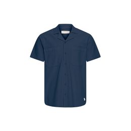 !Solid Kurzarmhemd SOLID "Kurzarmhemd SDNeel", Herren, Gr. L, N-Gr, blau (insignia blau), Obermaterial: 100% Baumwolle CO., Hemden