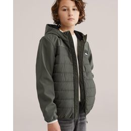 WE Fashion &Uuml;bergangsjacke Jungen Gr&ouml;&szlig;e 146/152 gr&uuml;n / khaki