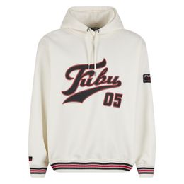Fubu Herren Kapuzenpullover "Fubu Fubu Varsity Mesh Hoodie"sanftes wei&szlig;, schwarz, rot, Gr. S, mehrfarbig, 100% Polyester, Pullover