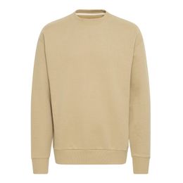Rundhalspullover Blend "Rundhalspullover BHCopper", Herren, Gr. M, beige (cornstalk), Obermaterial: 50% Baumwolle CO. 50% Polyester PES., Pullover Rundhalspullover