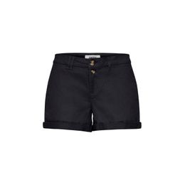 Chinoshorts oxmo "Chinoshorts OXPiera", Damen, Gr. 36, N-Gr, schwarz, Obermaterial: 98% Baumwolle CO. 2% Elasthan EL., Hosen Chinoshorts