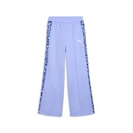 Sporthose Puma "T7 Animal Relaxed High Waist Trainingshose M&auml;dchen", Kinder, Gr. 152, Normalgr&ouml;&szlig;en, intense lavender lila, Obermaterial: 100% Polyester. Einsatz: 100% Polyester, relaxed fit, Hosen Sporthose