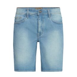 Jeansshorts Blend "Shorts BHTWISTER", Damen, Gr. XL, N-Gr, blau (denim middle blau), Obermaterial: 98% Baumwolle CO. 2% Elasthan EL., Jeans Jeansshorts