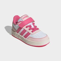 Sneaker adidas Sportswear "BREAKBASE KIDS", M&auml;dchen, Gr. 32, cloud wei&szlig;, pink fusion, wonder quartz, Synthetik, Schuhe Sneaker, f&uuml;r Kinder & Jugendliche