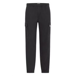 !Solid Jogginghose SOLID "Jogginghose SDCAELAN", Herren, Gr. 3XL, N-Gr, schwarz (true schwarz), Obermaterial: 100% Baumwolle CO., Hosen Jogginghose
